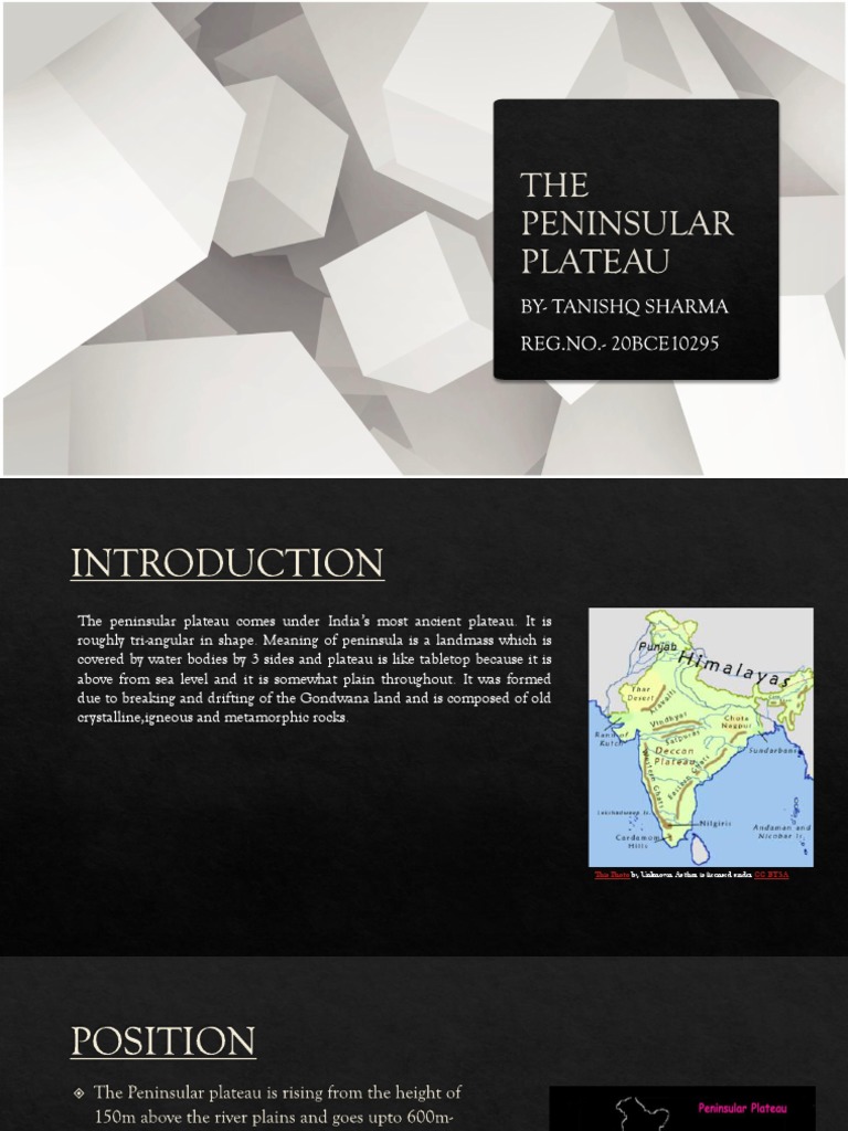 The Peninsular Plateau | PDF