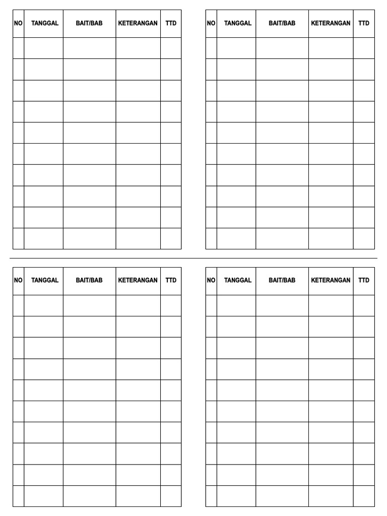 Buku Setoran Hafalan Nadzom | PDF