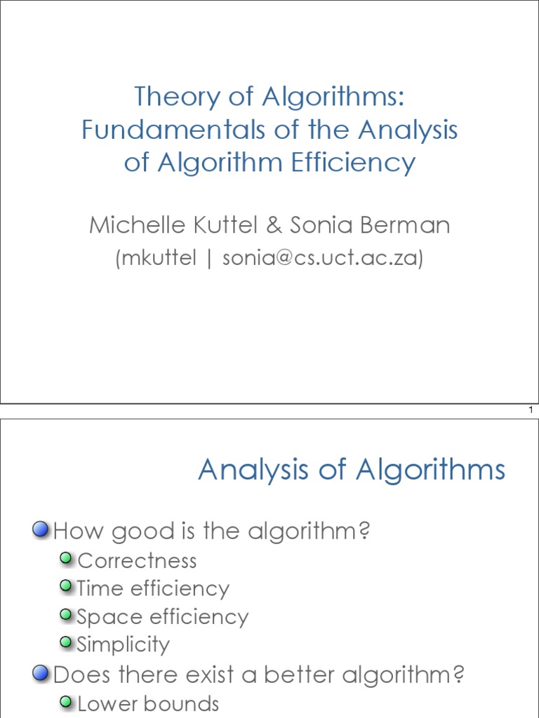 Algorithms Chapter 2 Analysis Recurrence Relation Time Complexity