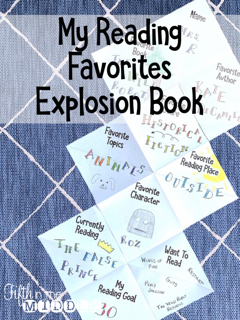 My Reading Favorites Explosion Book | PDF | License | Digital ...