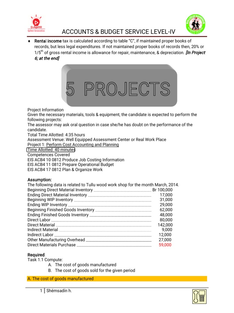 Accounting Level 4 COC Exam Guide | PDF | Cost Of Goods Sold | Payroll Tax