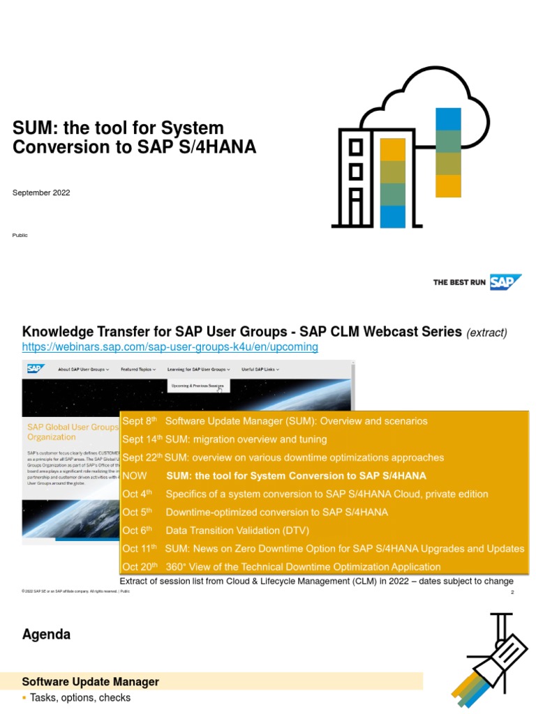 SAP S/4HANA Conversion with SUM Guide | PDF | Databases | Cloud Computing