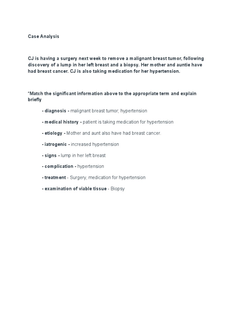 General Pathology - Module 1 Post-Task | PDF