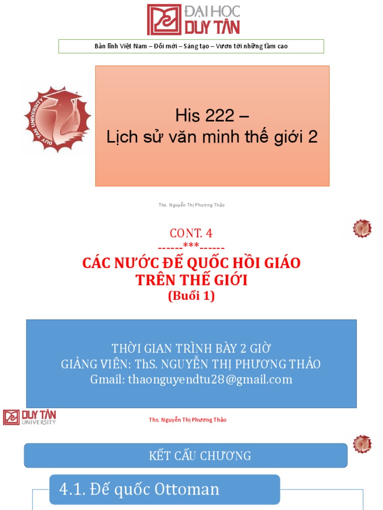 HIS 222-5-1 các nc đế quốc hồi giáo | PDF