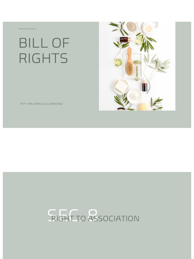 Bill of Rights - Sec. 8 To 22 | PDF | Presumption Of Innocence | Habeas ...