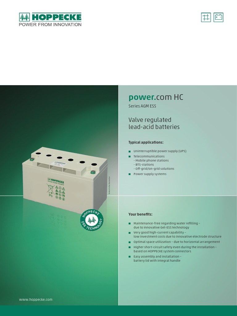 Power Com HC Brochure en | PDF | Energy Storage | Physical Sciences