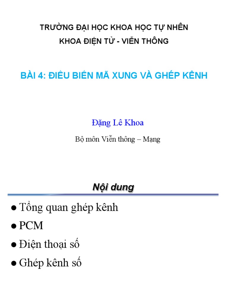 Bai 4 - PCM - 2021 | PDF