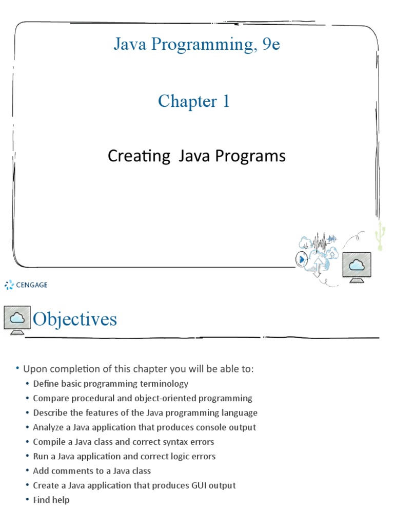 Joyce Farrel-Chapter 1 Slides | PDF | Java (Programming Language) | Object (Computer Science)