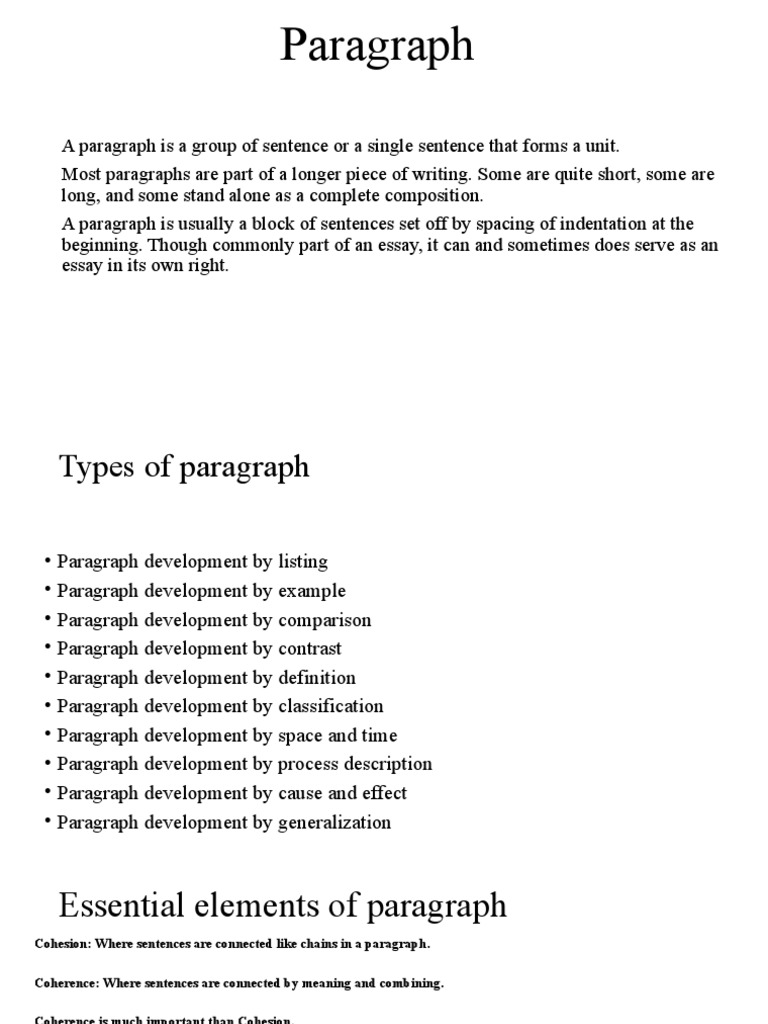 Paragraph | PDF