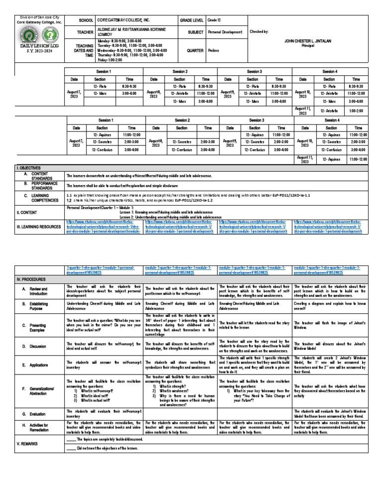 Perdev DLL Week 1 | PDF