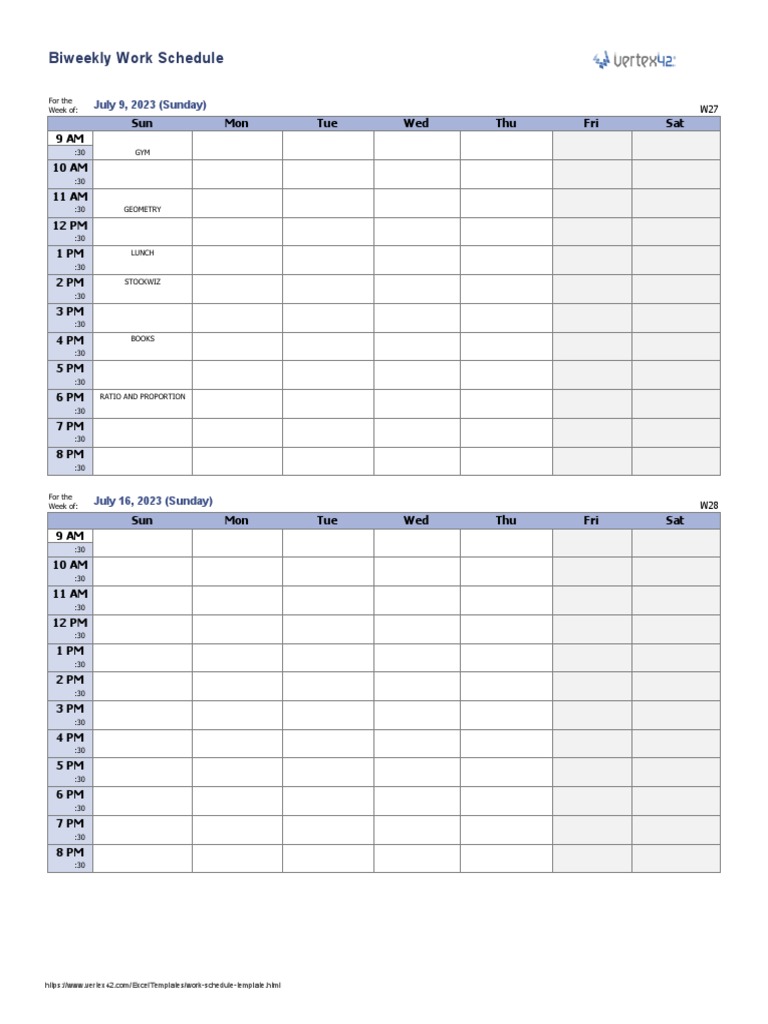Biweekly Work Schedule | Download Free PDF | Copyright Law | Monopoly (Economics)