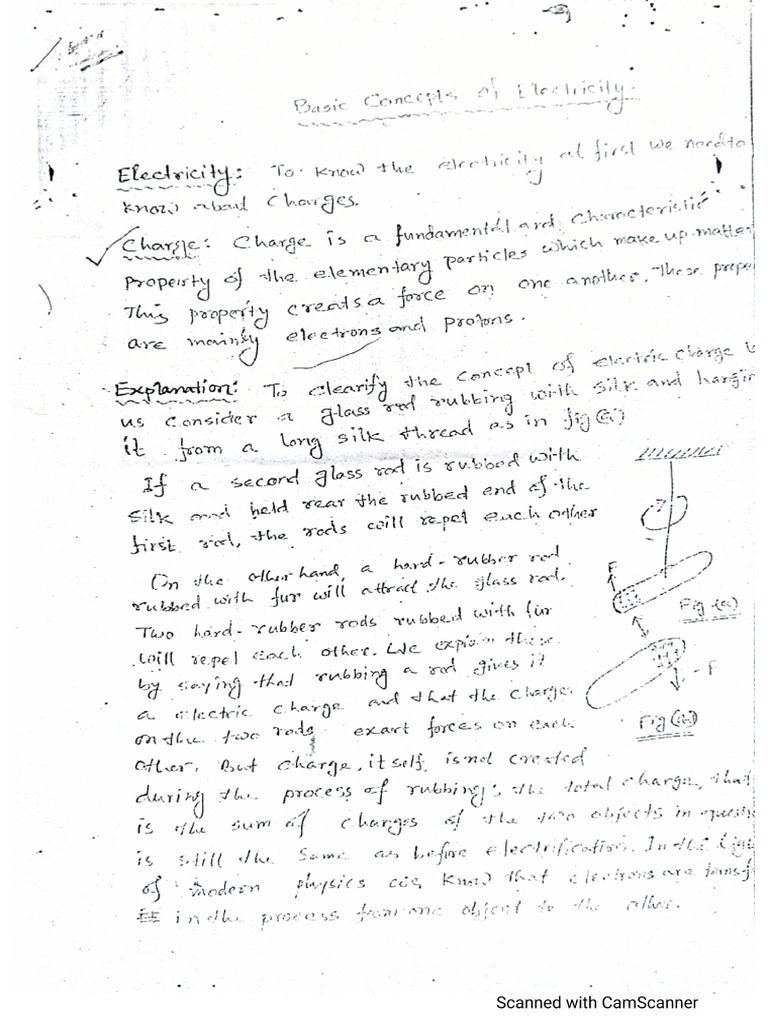 Physics Electricity Sheet | PDF
