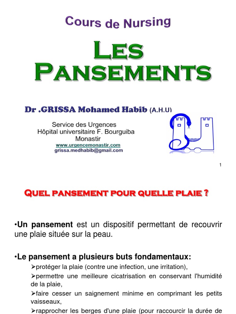 Pansement Physio | PDF | Cicatrice | Plaie