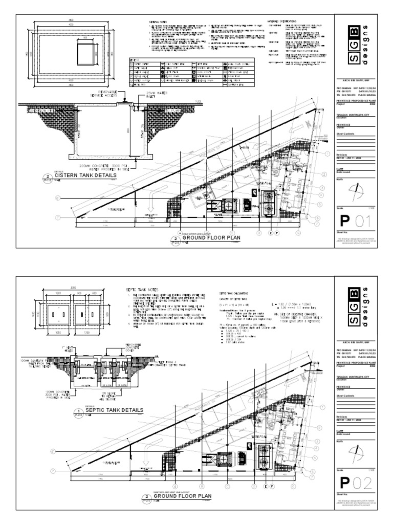 Private Ice - Ice Plant - Plumbing Plans - 041923 | PDF