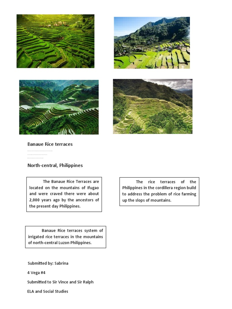 Banaue Rice Terraces | PDF | Technology & Engineering