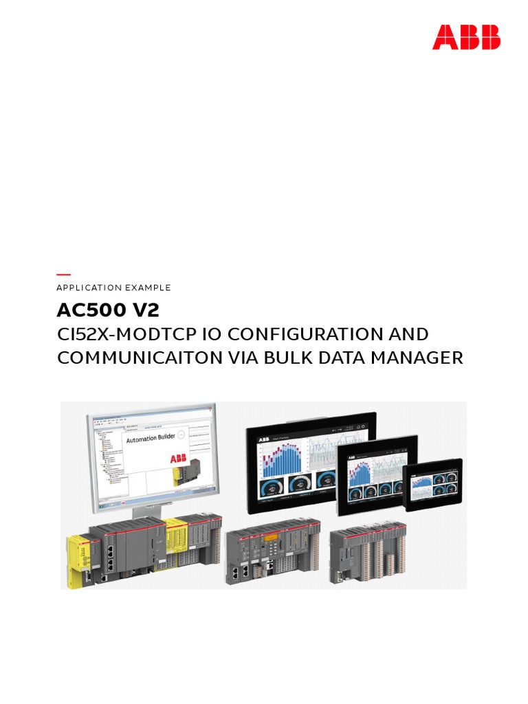AC500 V2 CI52xs Configuration and Communication Via Bulk Data Manager | PDF