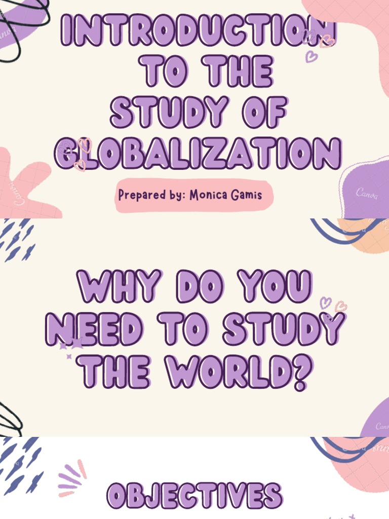 Introduction To The Study of Globalization | PDF | Globalization | Economies