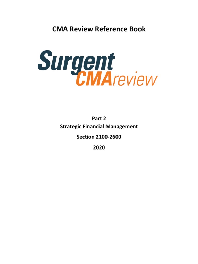Surgent Cma p2 | PDF