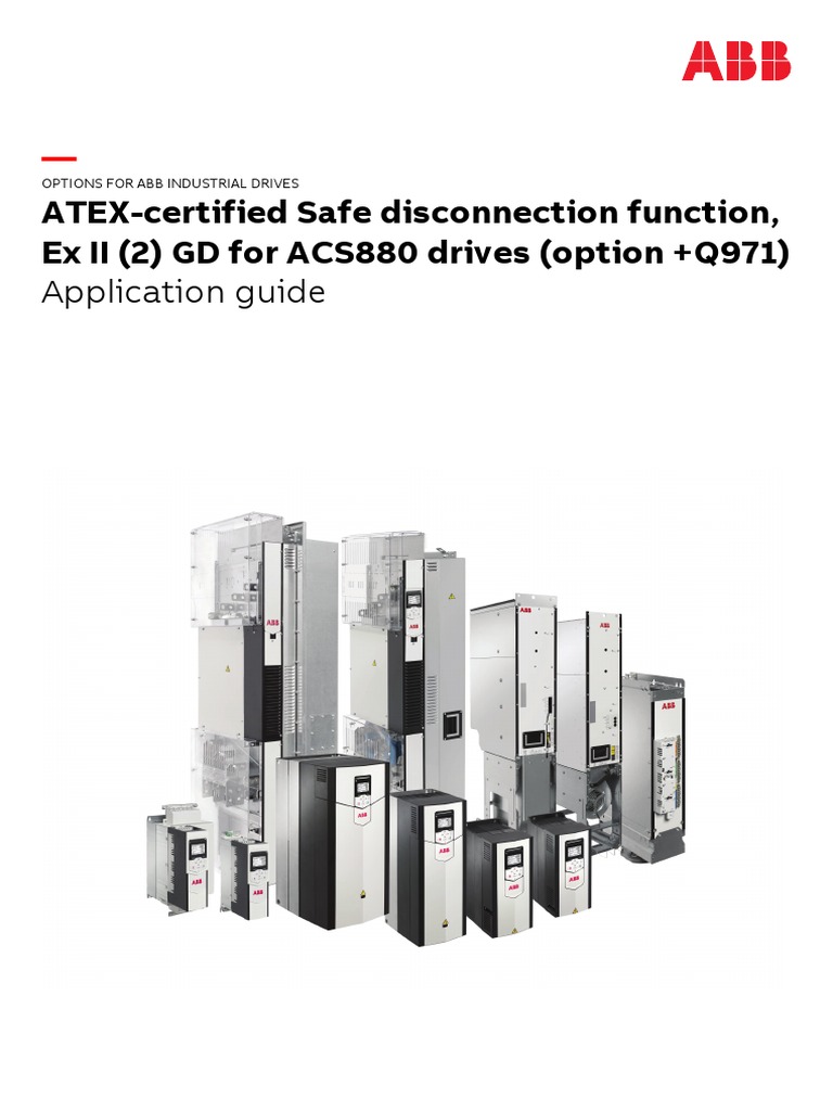 En Acs880 Q971 Atex Ag G A4 | PDF | Relay | Electric Motor