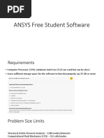 Procedure to Instal Ansys Student Version | PDF
