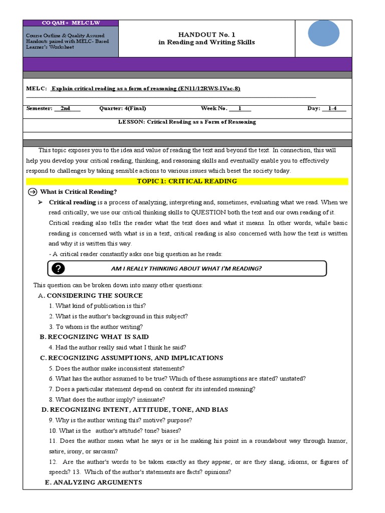 Handout 1 Pdf