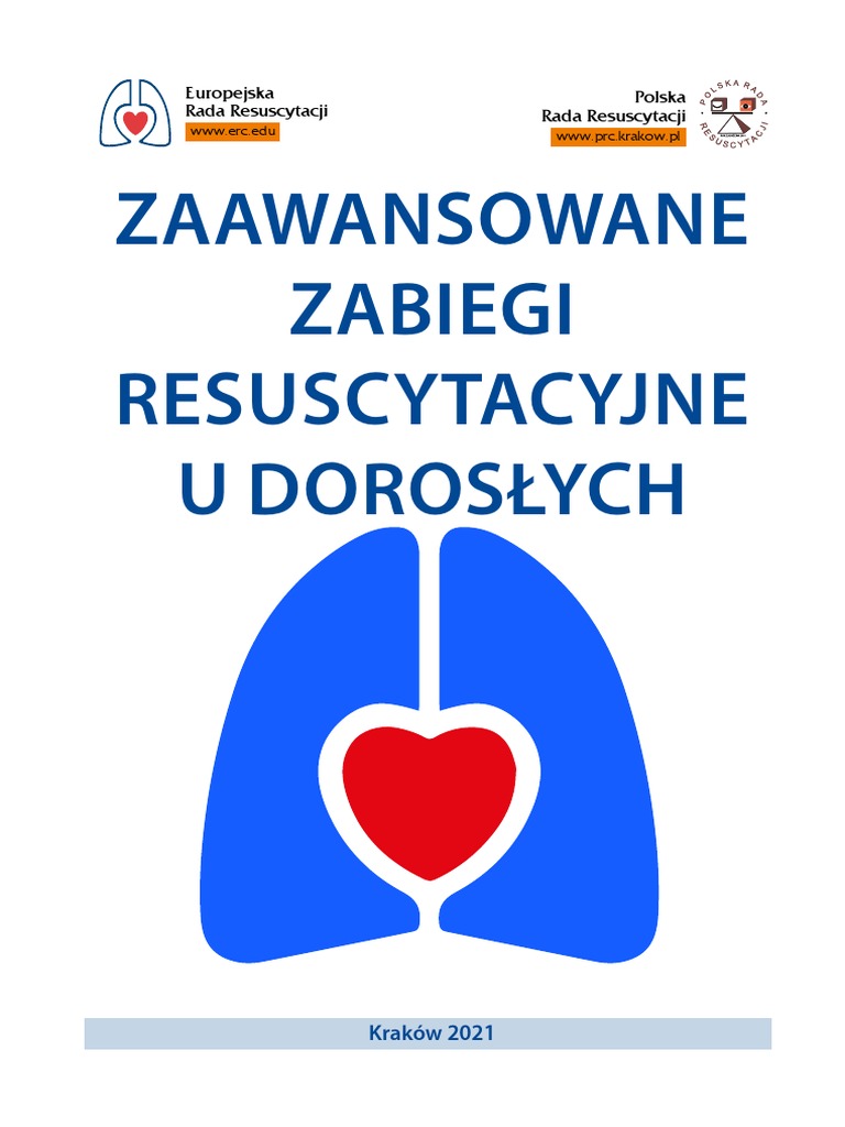 5. Zaawansowane zabiegi resuscytacyjne u dorosłych | PDF