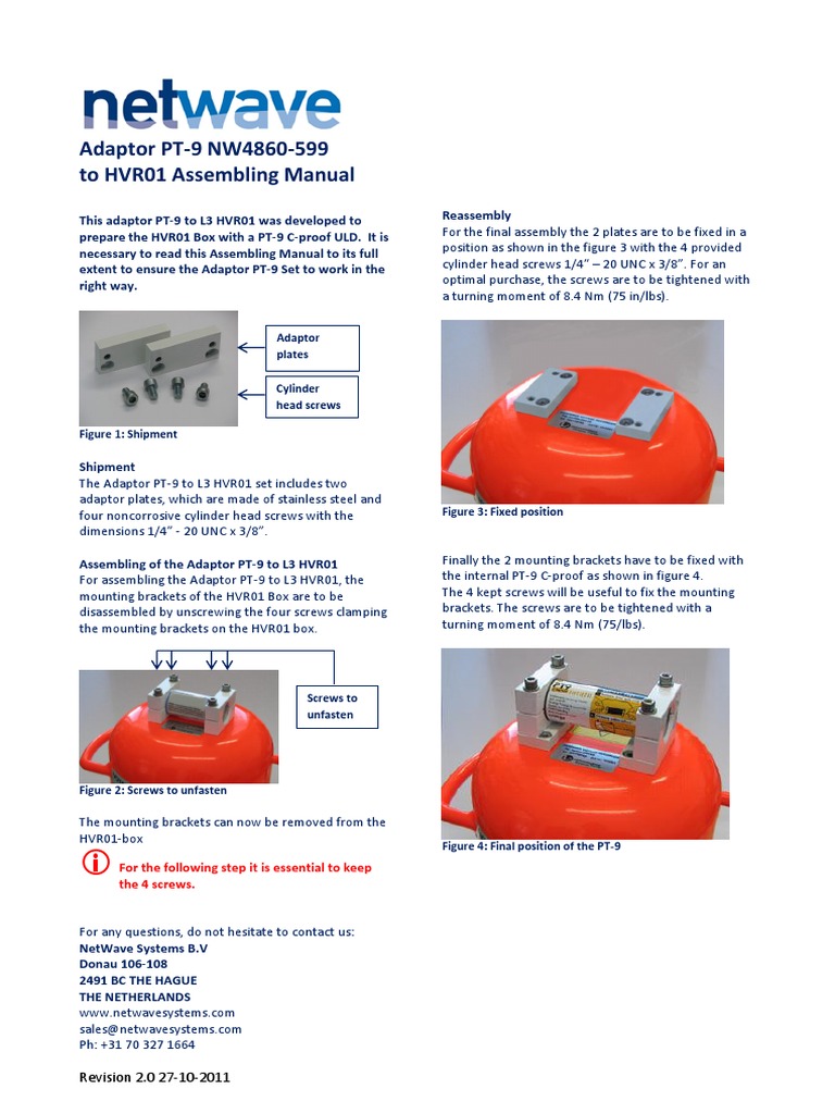 Manual PT-9 Adaptor | PDF
