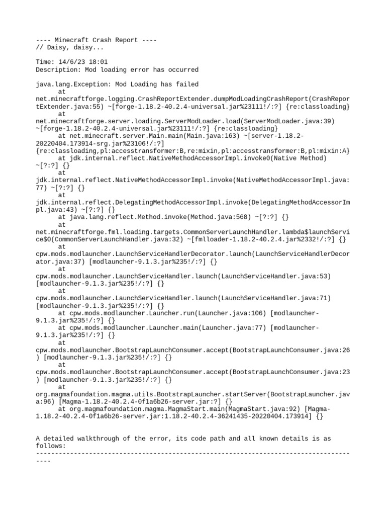 Crash 2023 06 14 - 18.01.28 FML | PDF | Java (Programming Language) | X86 Architecture