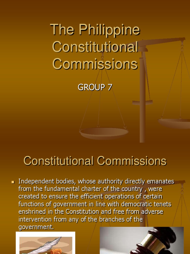 The Philippine Constitutional Commissions | PDF | Commission On Elections (Philippines) | Civil ...