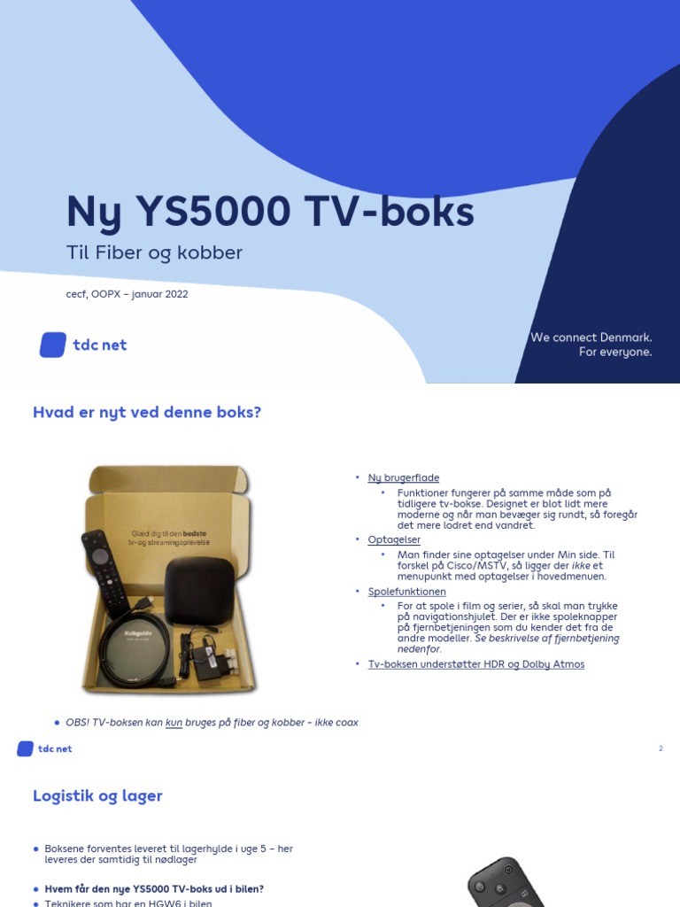YS5000 Præsentation | PDF
