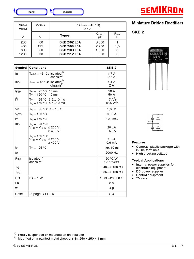 Types SKB 2/02 L5A SKB 2/04 L5A SKB 2/08 L5A SKB 2/12 L5A: Miniature ...