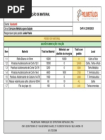TABELA DE PESO E MEDIDAS CHAPAS E TARUGOS Tecnil | PDF | Dielétrico ...