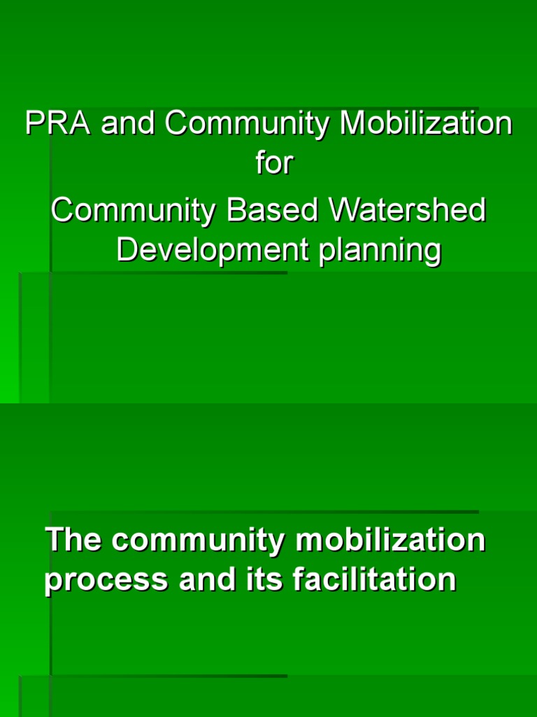 PRA and Community Mobilization | PDF | Information | Focus Group