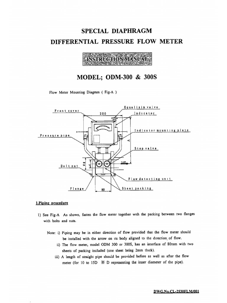 Differential Pressure Flowmeter | PDF