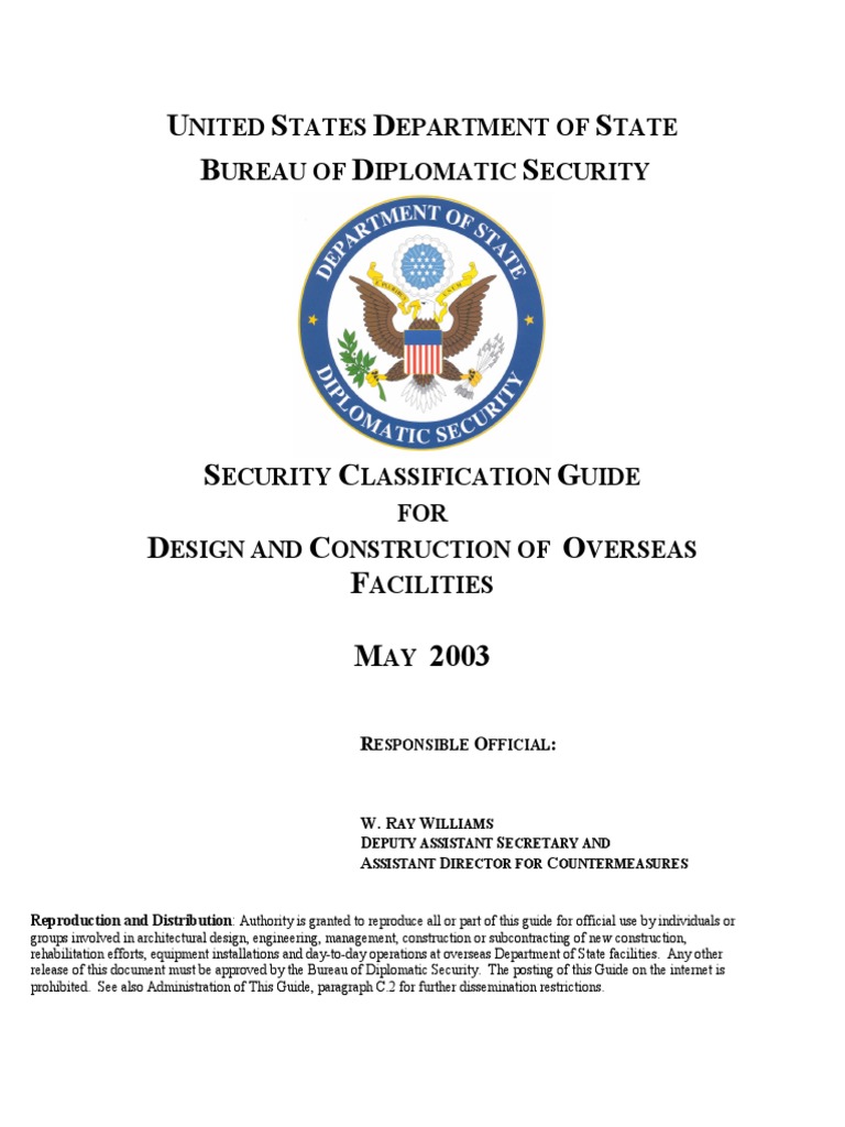 Attachment 4A Security Classification Guide | PDF | Classified ...