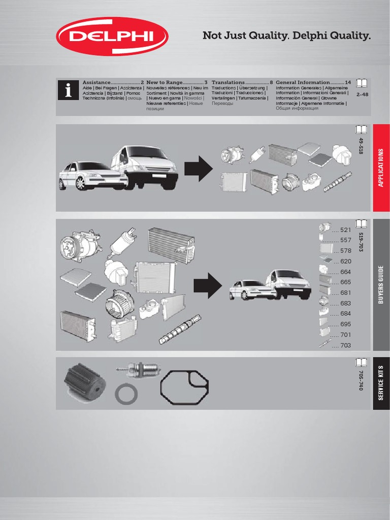 Delphi Automotive Product Guide | PDF | Vehicle Industry | Car ...