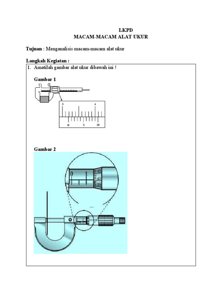 LKPD 1 Macam-Macam Alat Ukur Salinan | PDF LKPD 1 Macam-Macam Alat Ukur Salinan | PDF