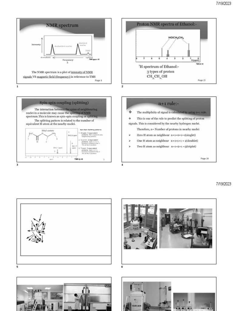7 - NMR Shield and Deshield - 22 | PDF | Nuclear Magnetic Resonance ...