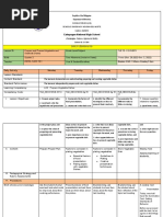 Grade 10 Cookery Lesson Plan | PDF | Educational Assessment | Learning