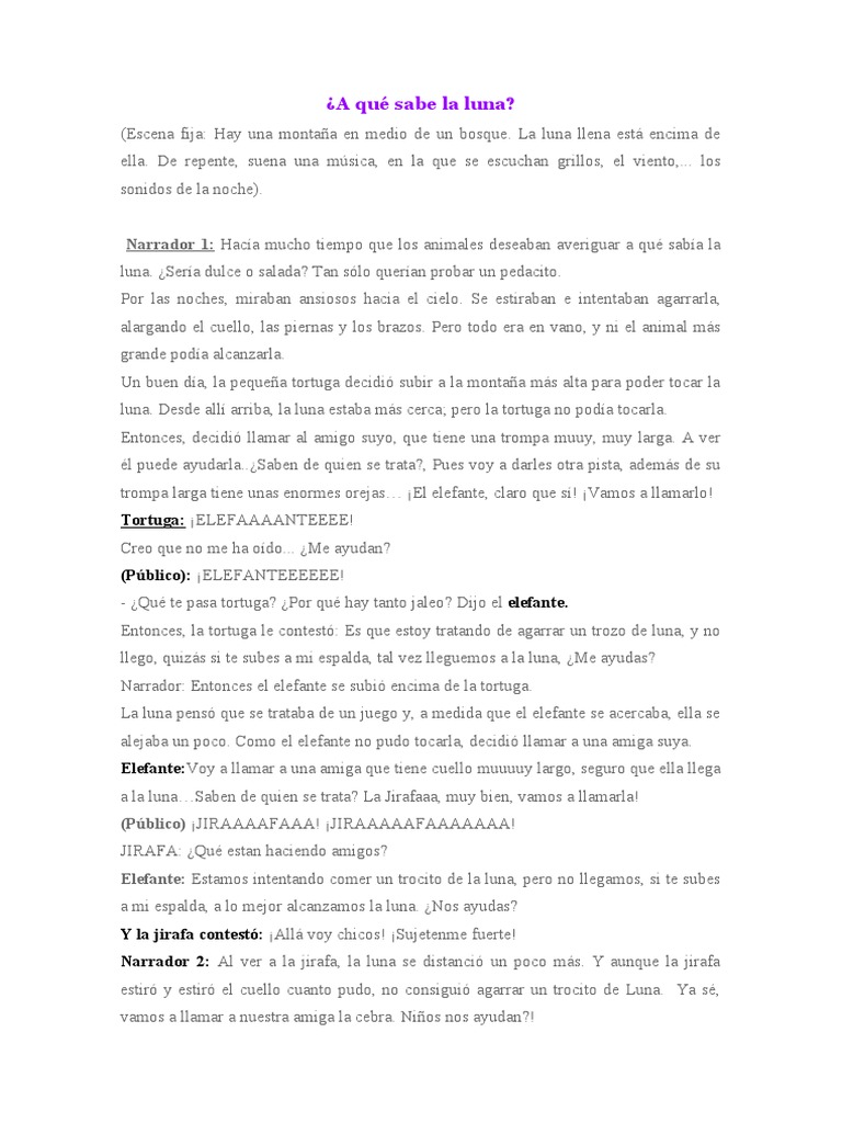 Cuento A Que Sabe La Luna | PDF | León