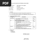 Contoh Format Rencana Pembelajaran - RPP 2025 | PDF
