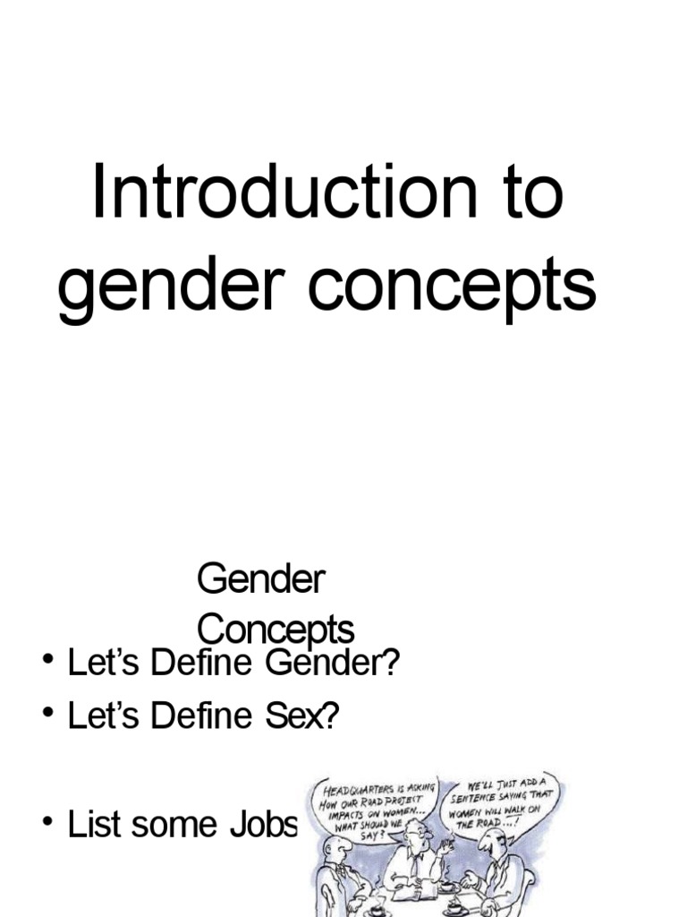 Understanding Gender Concepts and Equality | PDF | Self-Improvement