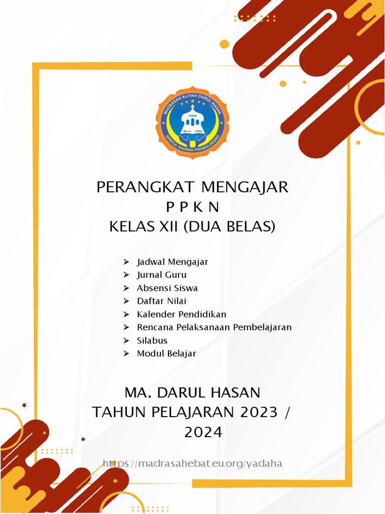 Cover Perangkat Mengajar 2023-2024 | PDF