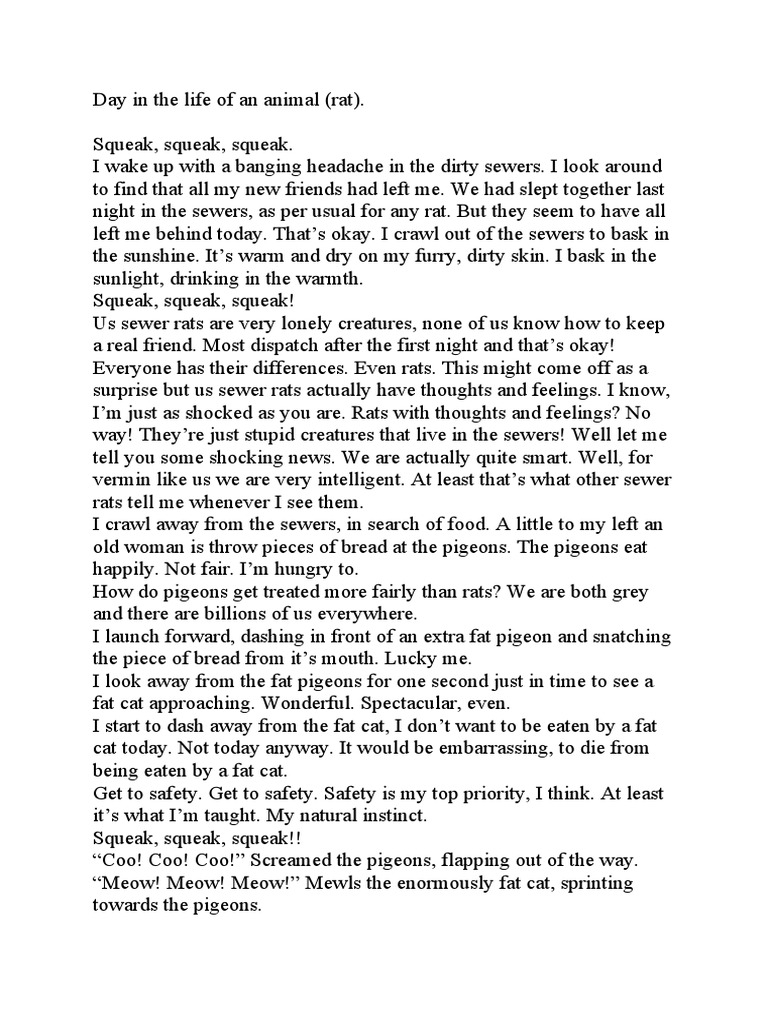 Life of A Rat | PDF | Cats