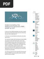 HACCP - Identification of CCPS, CPS, PRPS, OPRPs... | PDF