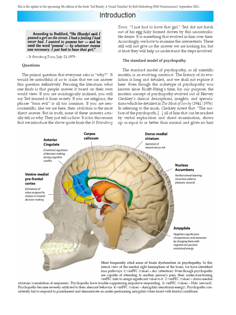 Ted Bundy A Visual Timeline 5th Ed Updat | PDF | Psychopathy ...
