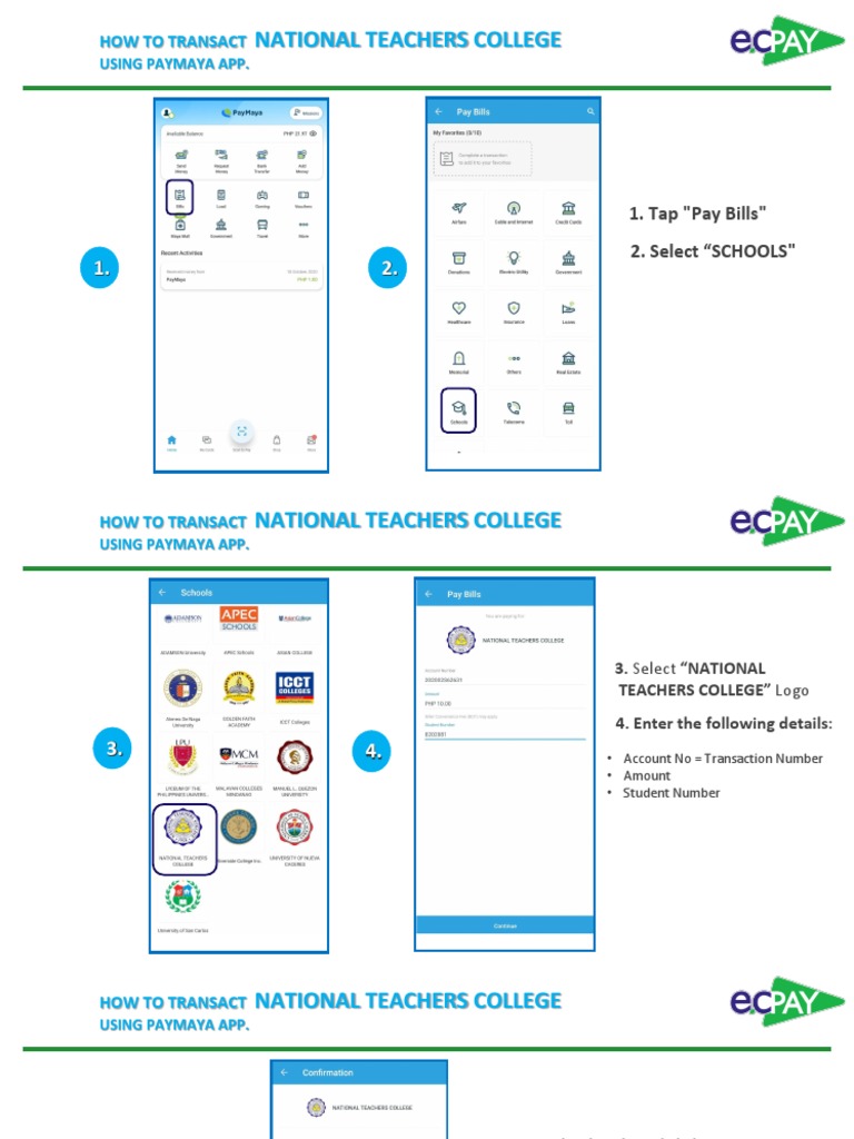 Paymaya Payment Guidelines | PDF