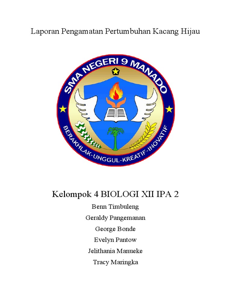 Laporan Pengamatan Pertumbuhan Kacang Hijau (Revisi) | PDF