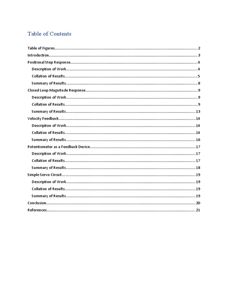 Second Order Response Pdf