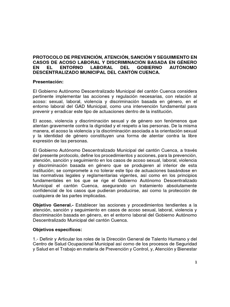 Protocolo Proyecto FINAL | PDF